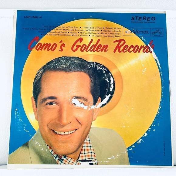 Perry Como | Media | Lp Perry Como Comos Golden Records Vinyl Record ...